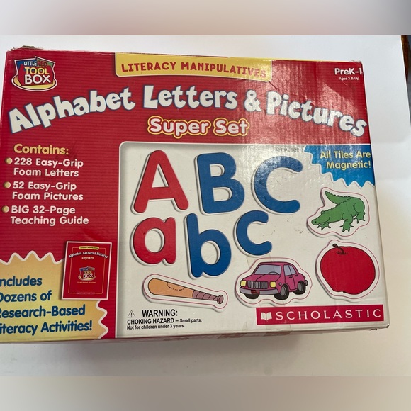 Scholastic | Other | Scholastic Alphabet Little Red Tool Box Alphabet ...